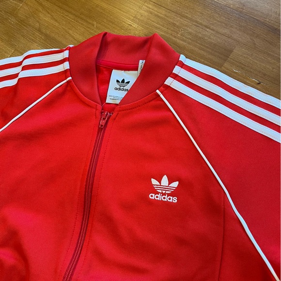 adidas | Pants | Adidas Primeblue Red Sst Track Suit | Poshmark